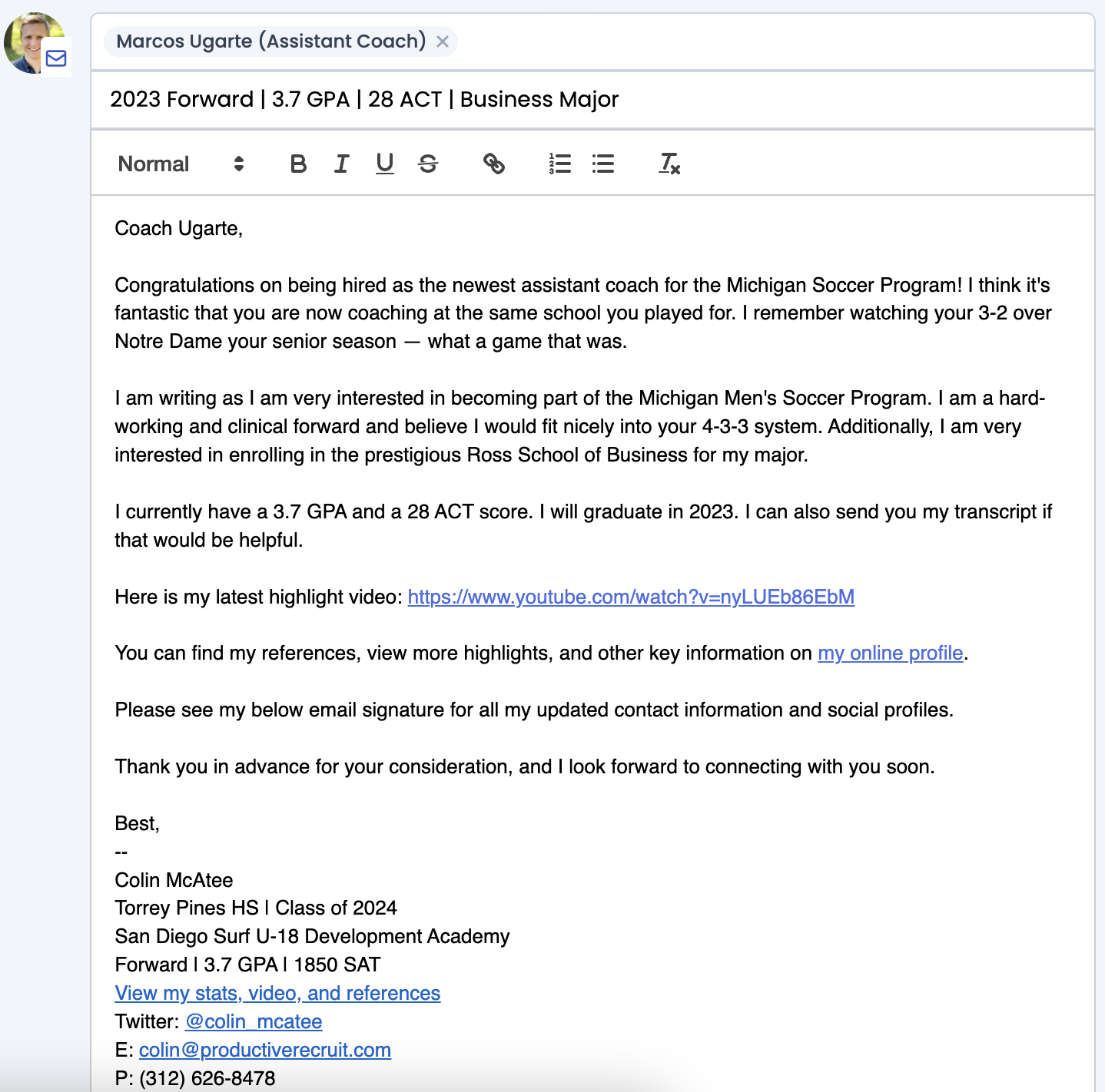 How To Email College Coaches The Complete Guide